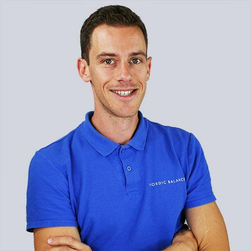 Physiotherapist Jean-Vincent, St James's, Nordic Balance